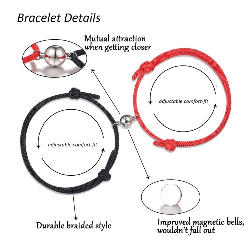 Magnetic Couple Bracelet